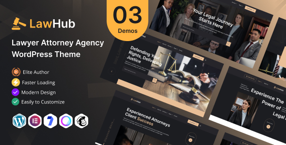LawHub – Lawyer Attorney Agency WordPress Theme. by pixelaxis | ThemeForest